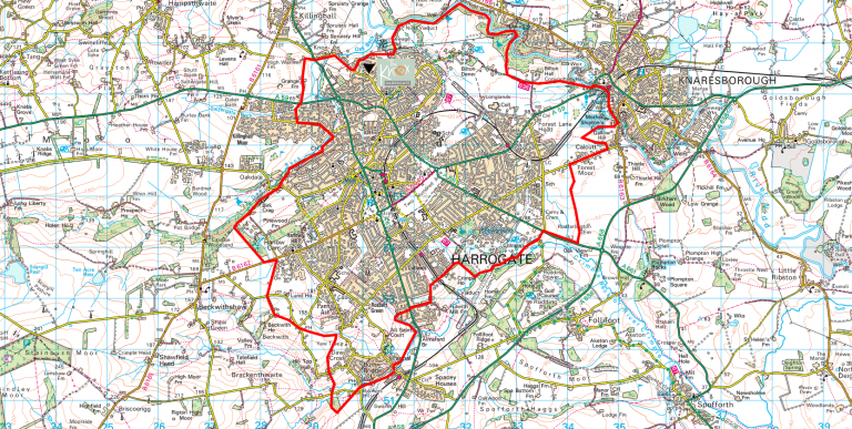 Harrogate Ringway Map - The Knox Harrogate